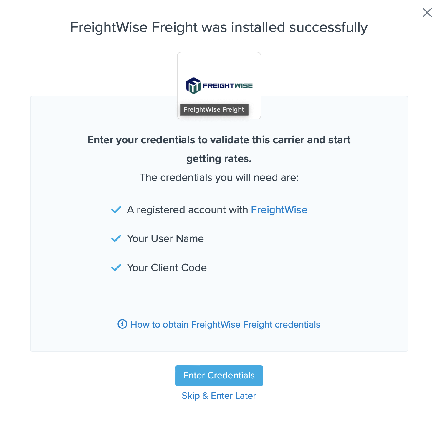 FreightWise LTL Freight